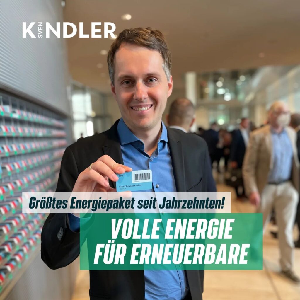 PM: Volle Energie für Erneuerbare | Sven-Christian Kindler